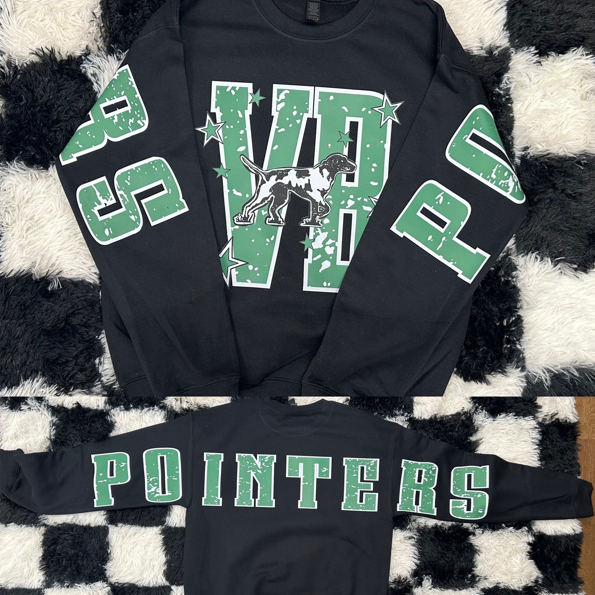 VB Pointers Front and Back Sweatshirt – Pine Hollow Clothing Co.